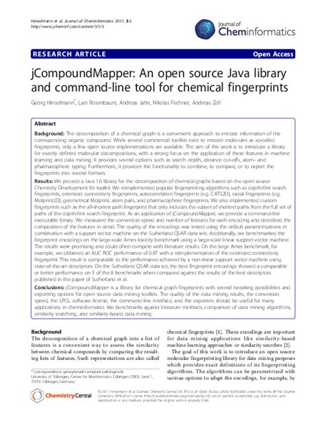 pdf jcompoundmapper an open source java library and command line