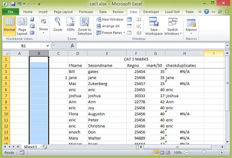 excel formula to generate unique sequential numbers basic excel tutorial