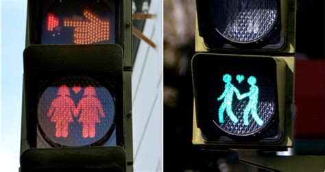 Lgbtq Rights Spanish City Gives Green Light To Same Sex Pedestrian