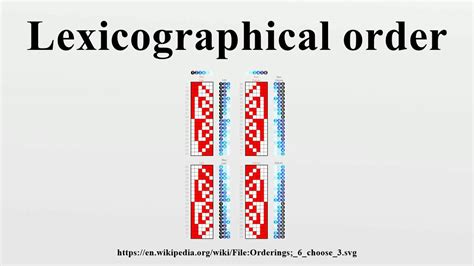 lexicographical order youtube
