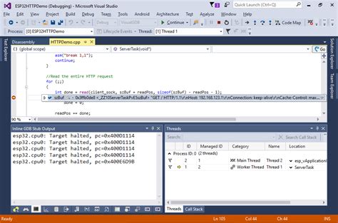 creating a basic server with esp32 visualgdb tutorials
