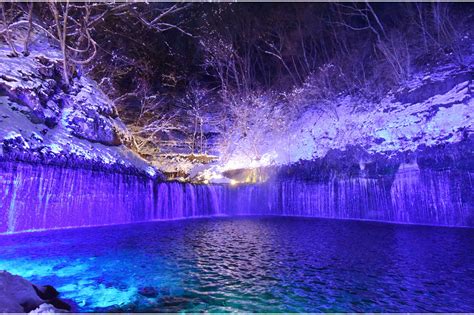 白糸ハイランドウェイ、「軽井沢白糸の滝真冬のライトアップ」12月19日～2021年2月14日実施 トラベル Watch