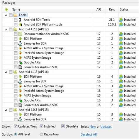 android uninstall old android sdk versions itecnote