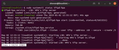 installing and configuring tftp server on ubuntu