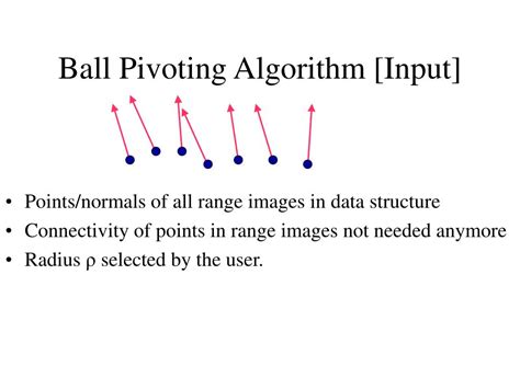ppt the ball pivoting algorithm powerpoint presentation free