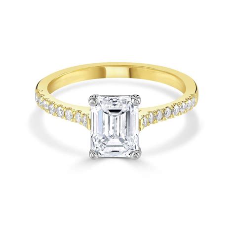 Gold Halo Engagement Rings