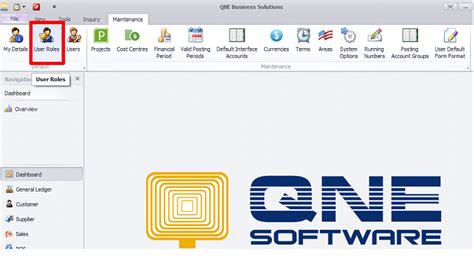 how to setup access rights in qne optimum qne software philippines inc