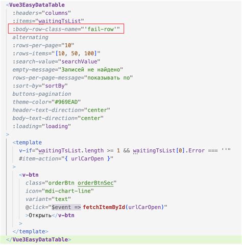 vue component having difficulty in vue js with vue3 easy data table