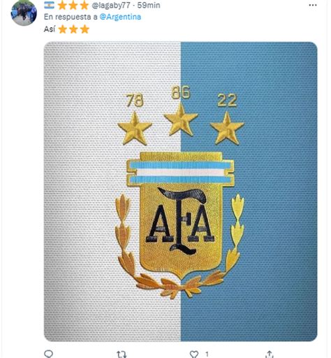 Argentina Campeón Así Es El Nuevo Escudo De La Selección Cielosport
