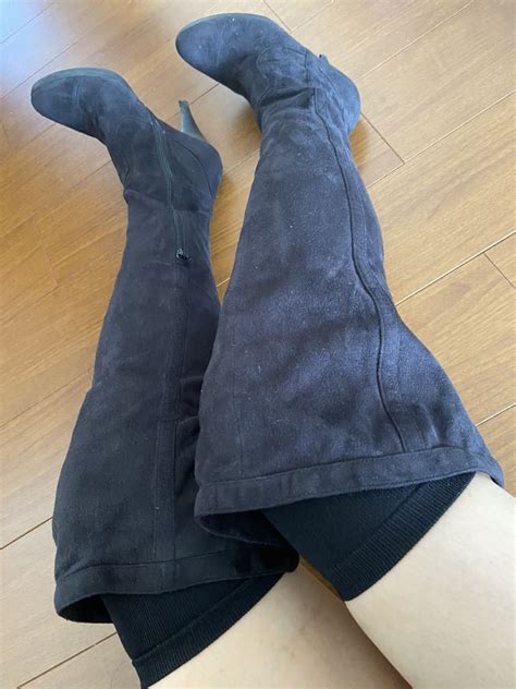 ロングブーツ ニーハイブーツ 長期使用 蒸れ 臭い 難あり ヘビロテ フェチ ピンヒールの落札情報詳細 ヤフオク落札価格検索 オークフリー