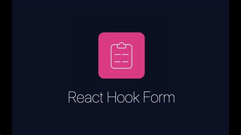 v6 react hook form custom hook for forms validation youtube