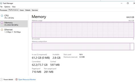in memory oltp sql server 2016 insufficient system memory