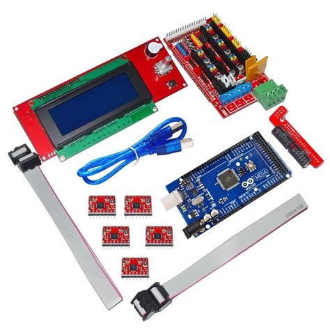 3d printer controller ramps 1 4 mega 2560 r3 5x a4988 2004 lcd