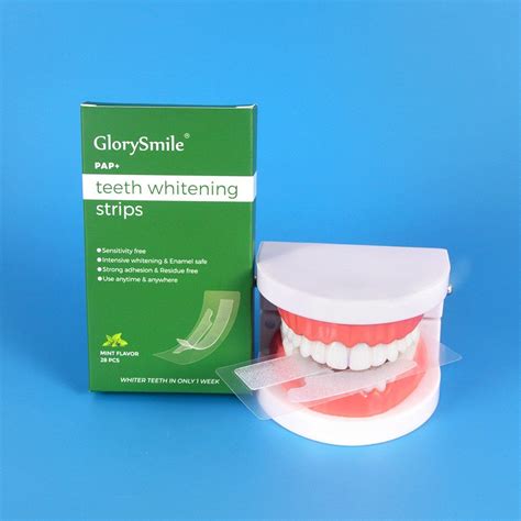 Hot Selling Advanced 5d Teeth Bleaching White Strip Private Logo Pap