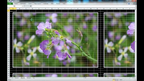 video tutorial how to add a background image in excel youtube