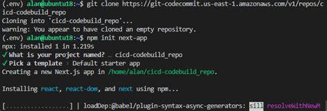 continuous deployment using aws codebuild with cdk for next js netosec