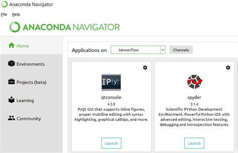 python installing tensorflow with anaconda in windows