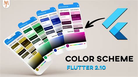 flutter tutorial new material 3 color scheme generation [2022] youtube