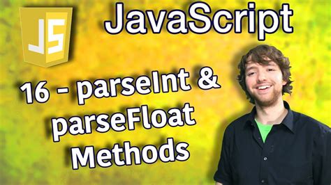 javascript programming tutorial 16 parseint and parsefloat methods