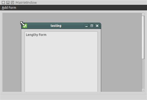 resizing a gtk2 widget with the mouse inside an area