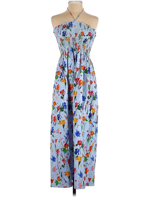 Hill House Floral Blue Casual Dress Size S 51 Off Thredup