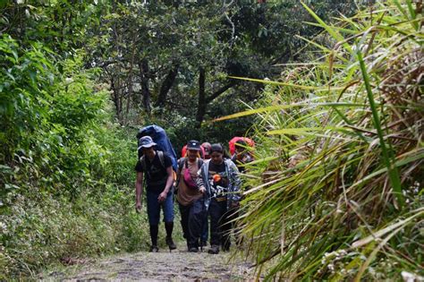 Jenazah Pendaki Perempuan Yang Meninggal Di Gunung Lawu Dievakuasi