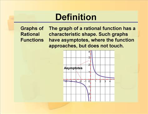 Definition Rationals And Radicals Graphs Of Rational Functions