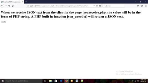 get method to send and receive javascript object using json coding