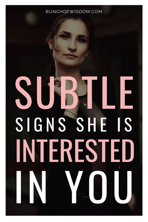 7 Subtle Signs Shes Interested In You Bunch Of Wisdom Dating