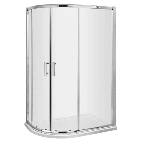 Comfortable Nui Pacific Lh Offset Quadrant Shower Enclosure Inc Tray T