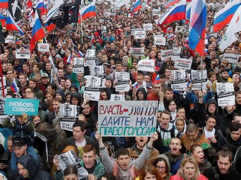 Rusia Protestas Pro Democráticas En Una Autocracia Consolidada
