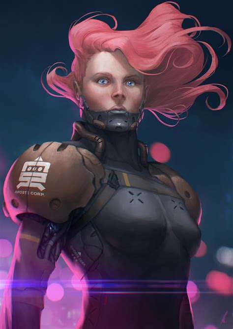 Artstation Cyborg Girl