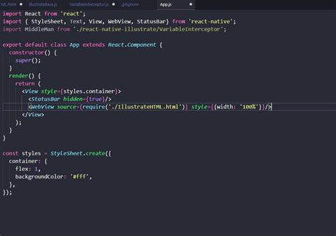 javascript react native webview and local html issue stack overflow