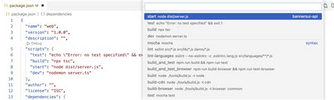 node js error when attempting to launch and debug project after