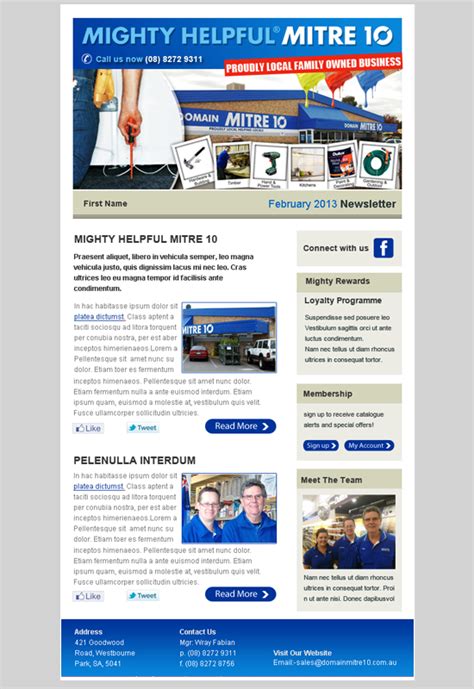 newsletter design hotswots digital agency sydney