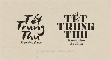 Bộ Sưu Tập độc đáo Font Chữ Trung Thu Việt Hóa Cực đẹp Và Dễ Sử Dụng