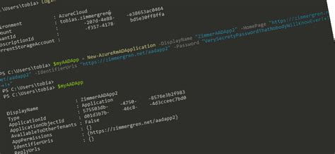 use powershell to create a service principal in your aad