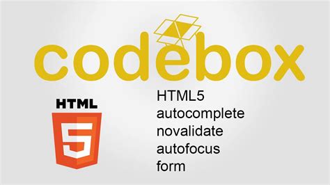 html5 autocomplete novalidate autofocus form elementleri 7 [ code