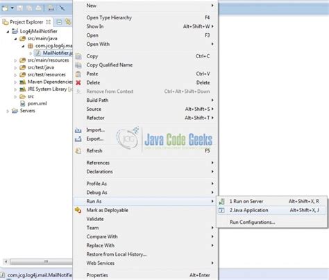 log4j email configuration example examples java code geeks 2022