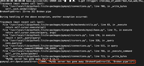 pymysql err operationalerror 2006 “mysql server has gone away