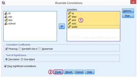 spss correlation analyis simple tutorial