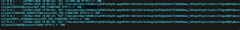 extracting get post events from server terminal using