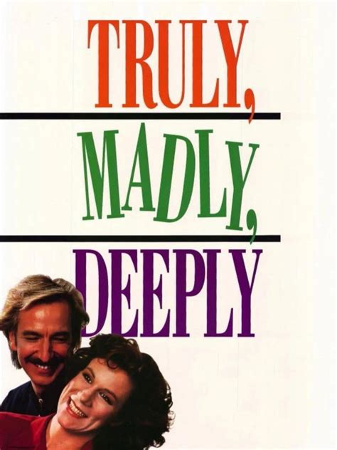 Truly Madly Deeply 1991 Posters — The Movie Database Tmdb