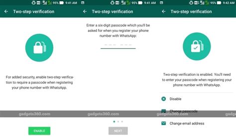how to enable two step verification on whatsapp ndtv