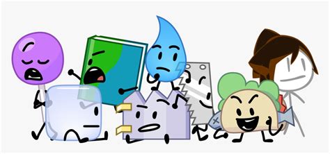 Battle For Dream Island Wiki Bfdi Character Guide Book Hd Png