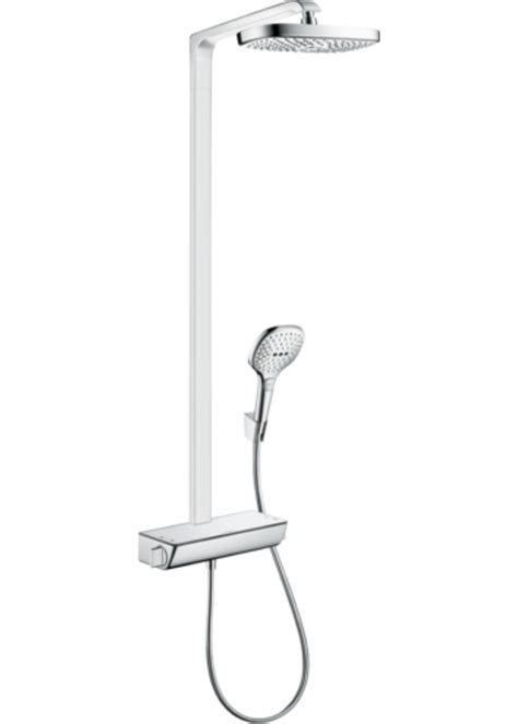 Hansgrohe Hansgrohe Raindance Select E Showerpipe 300 White Chrome