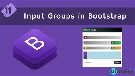 bootstrap 4 tutorial bootstrap input groups youtube gambaran