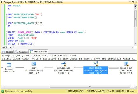 usage of dbcc optimizer whatif for sql server query tuning