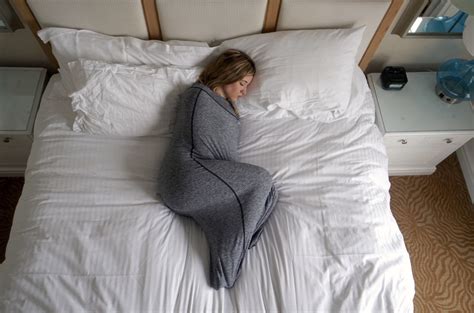 Sleep Pod The Adult Swaddle And Wearable Blanket Hug Sleep