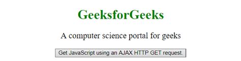 jquery getscript method geeksforgeeks